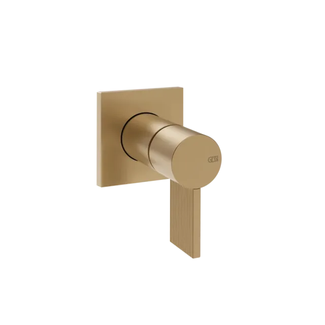 Gessi Separate Control: 1-Outlet Wall-Mounted Washbasin Mixer
