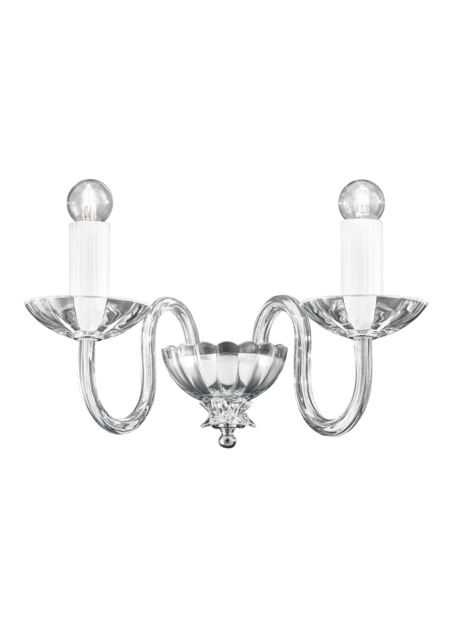 Italamp Evoque Wall Lamp with Carved Crystal, Dubai