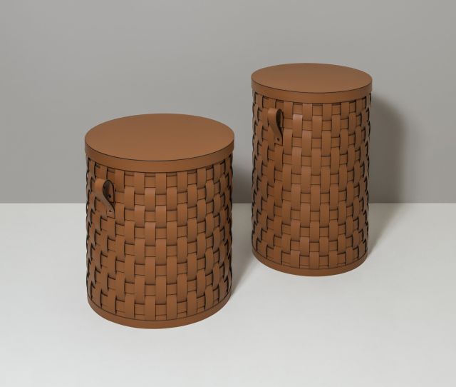 Pinetti Demetra Tall Round Basket, 60 cm Height, UAE