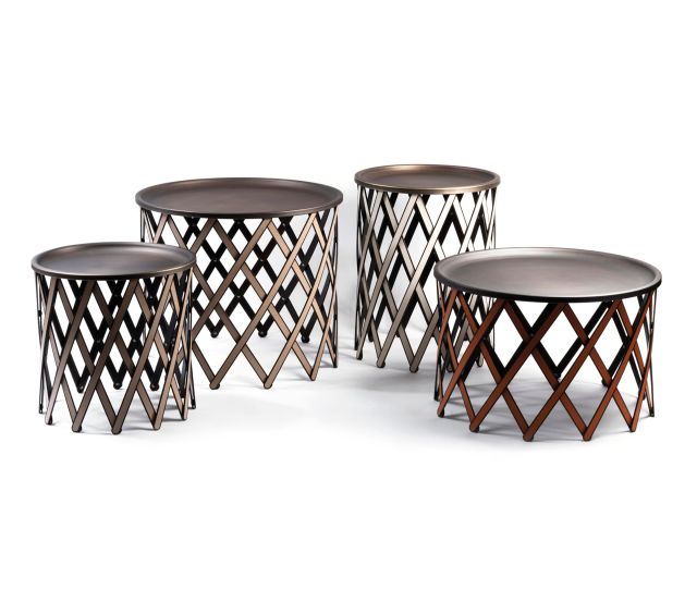 Pinetti Safari Folding Side Table for Wellness & Outdoor Spaces ...