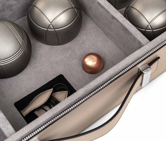 Pinetti Pétanque Game Set with Leather Box, Dubai