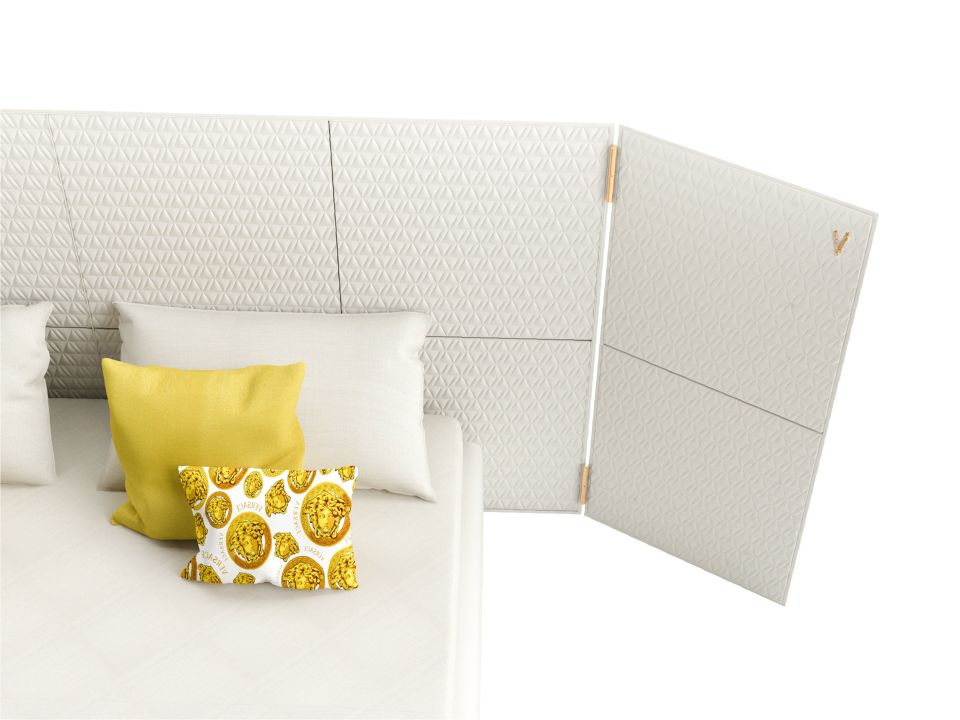 Versace Home V-King Bed, 251 cm Width, for UAE Villas