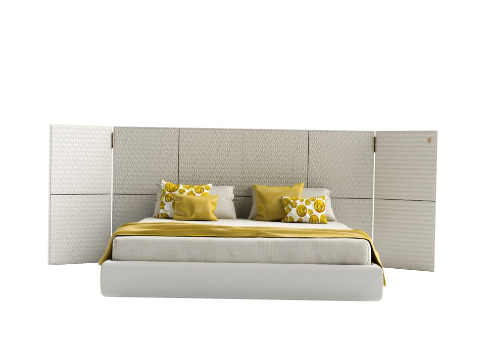 Versace Home V-King Bed, 251 cm Width, for UAE Villas