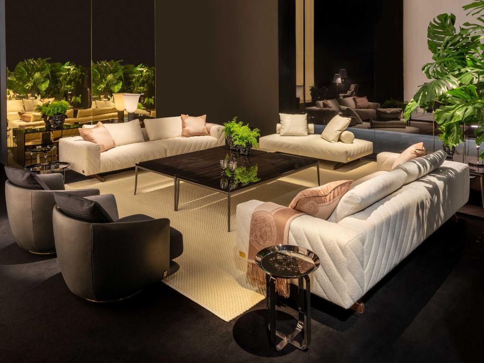 Versace Home Discovery Sofa, 245 cm and 285 cm Widths, UAE - Versace ...