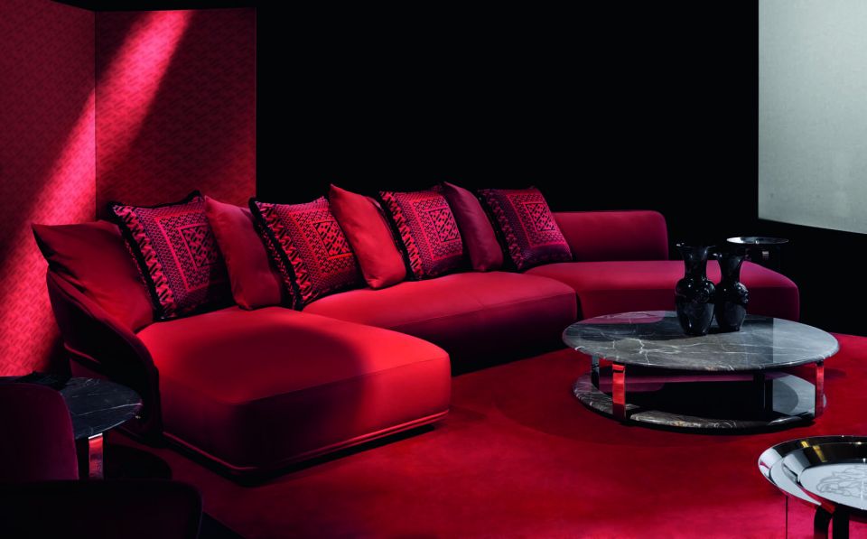 Versace Home Goddess Sectional Sofa, 400 cm, Dubai