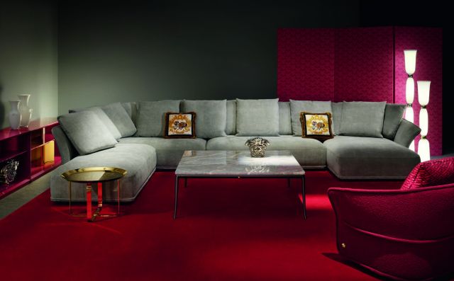 Versace Home Goddess Sectional Sofa, 400 cm, Dubai