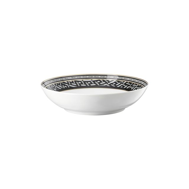 Versace La Greca Signature Deep Plate, 22 cm, Dubai - Versace ...