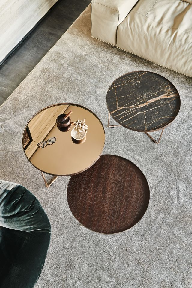 Cattelan Italia BILLY Wood Coffee Table in Walnut, Dubai - Catellan ...