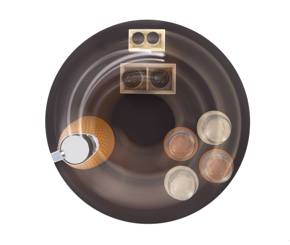 Lazy Susan Tray - Pinetti - Trays — Luxury Italian Furniture Store