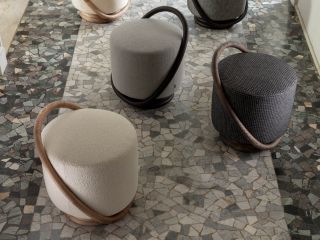 Porada Smile Pouf in Solid Ash Wood, Dubai - Porada - Poufs — Luxury ...