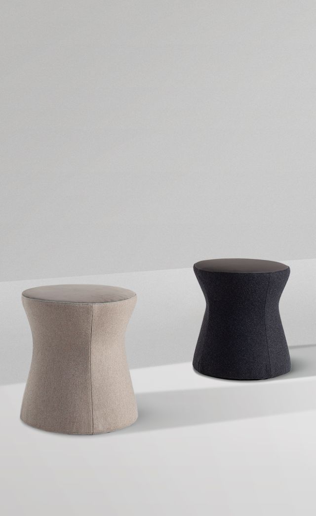 Bonaldo Clessidra Ottoman, Italian Hourglass Design, Dubai